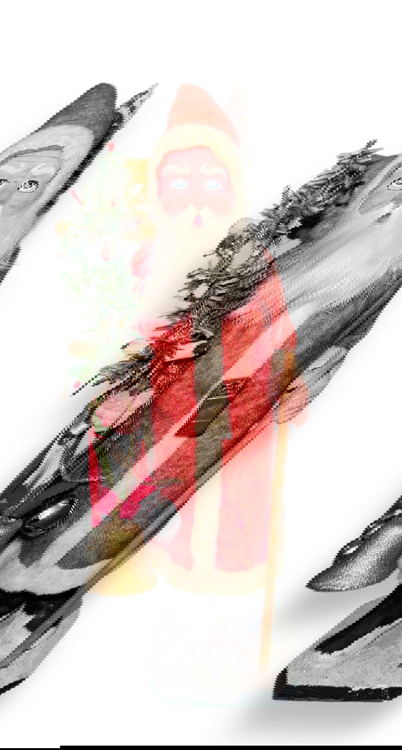 Antique German Belsnickle Santa: 10 1/4 In. Auction