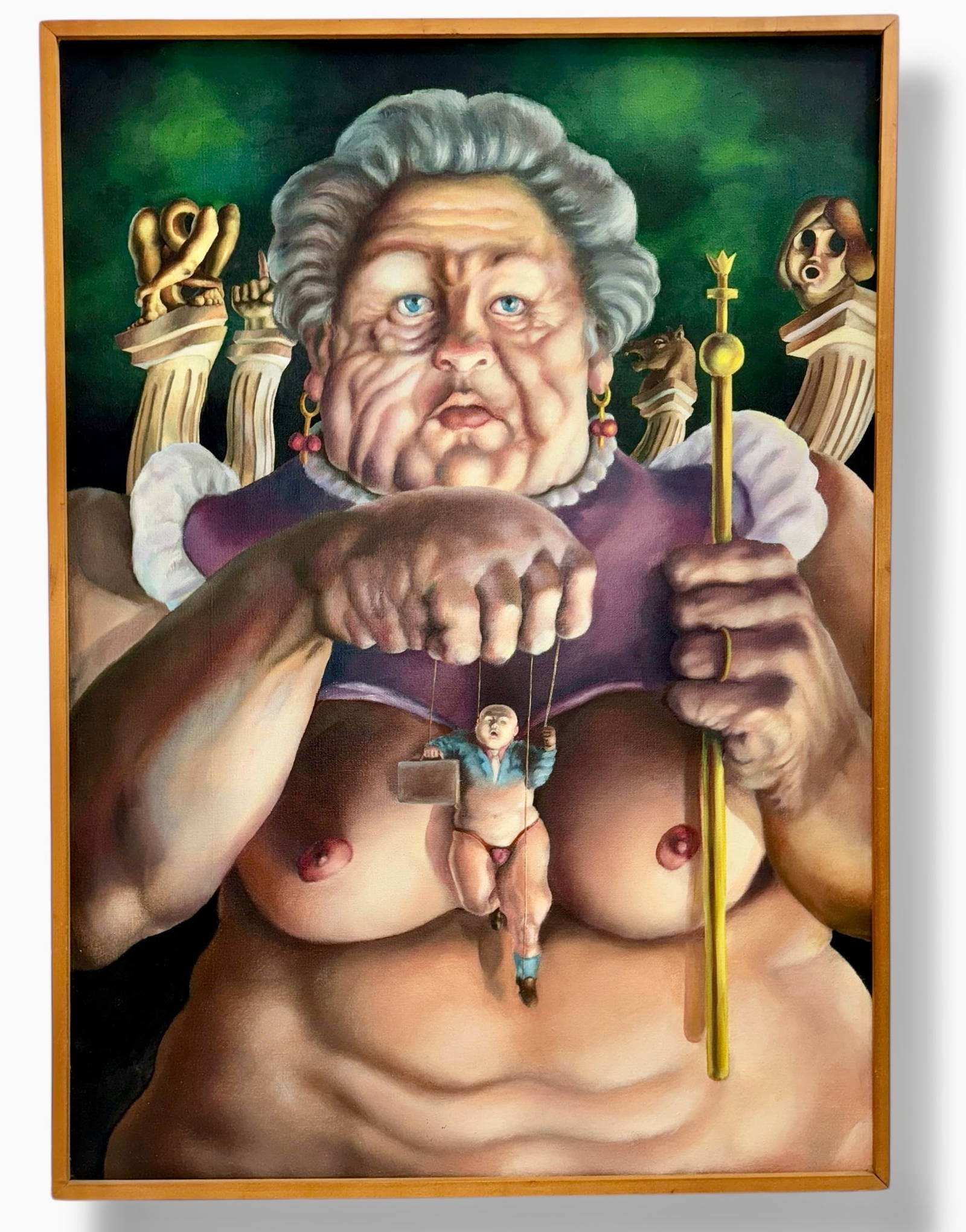 Latin American Surrealist Abstract Painting, Afonso M.f. Oliveira Auction