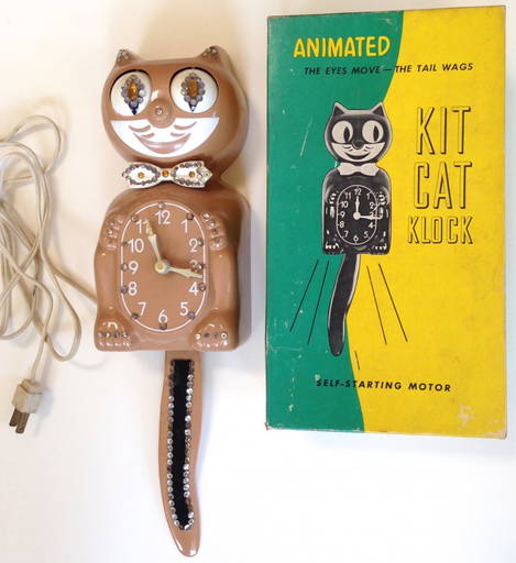 Original 1960 Electric Kit Cat Clock Kat Klock