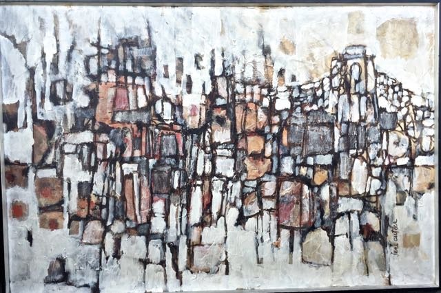 Urban Abstract Painting "Brooklyn Bridge" June Cutler - Jun 06, 2016 ...