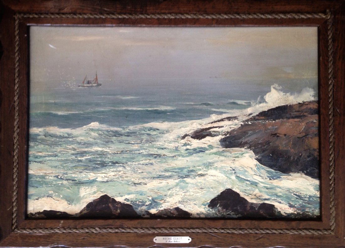 Carl Ivar Gilbert (American, b.1882-1958) Maine Coast