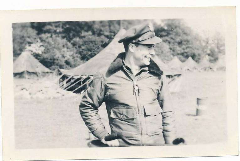 George Max Lamb Signed Vintage Photo (wwii Ace Pilot)