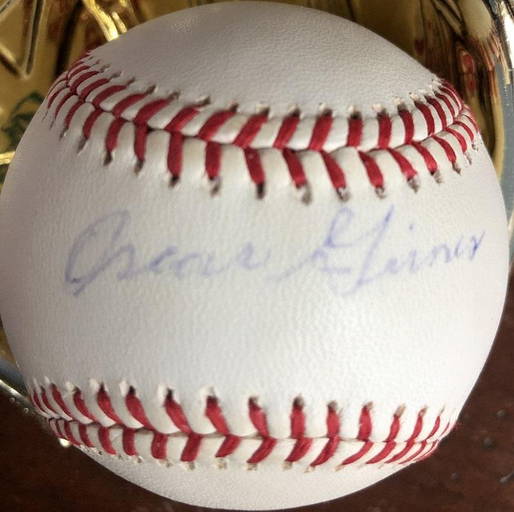 Oscar Grimes- RARE Bobby Brown Signed Baseball (#0436) on Jan 23, 2022 ...