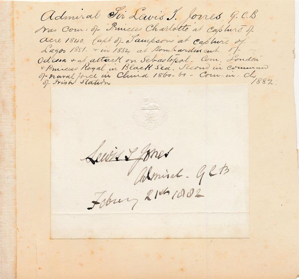 Sir Richard Collinson & Admiral Sir Lewis Jones-Pair of 1800's ...