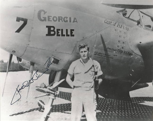 Colonel Joel B. Paris III- Signed Photograph (WWII Ace Pilot) (#0140) on Dec 11, 2022 | Todd ...
