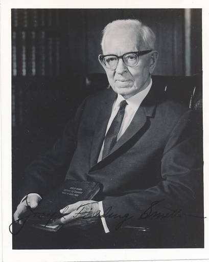 Joseph Fielding Smith Jr- (President of the Mormon Church)-Vintage ...