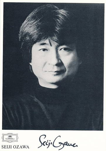 Seiji Ozawa (famous Japanese Conductor) Signed Photograph