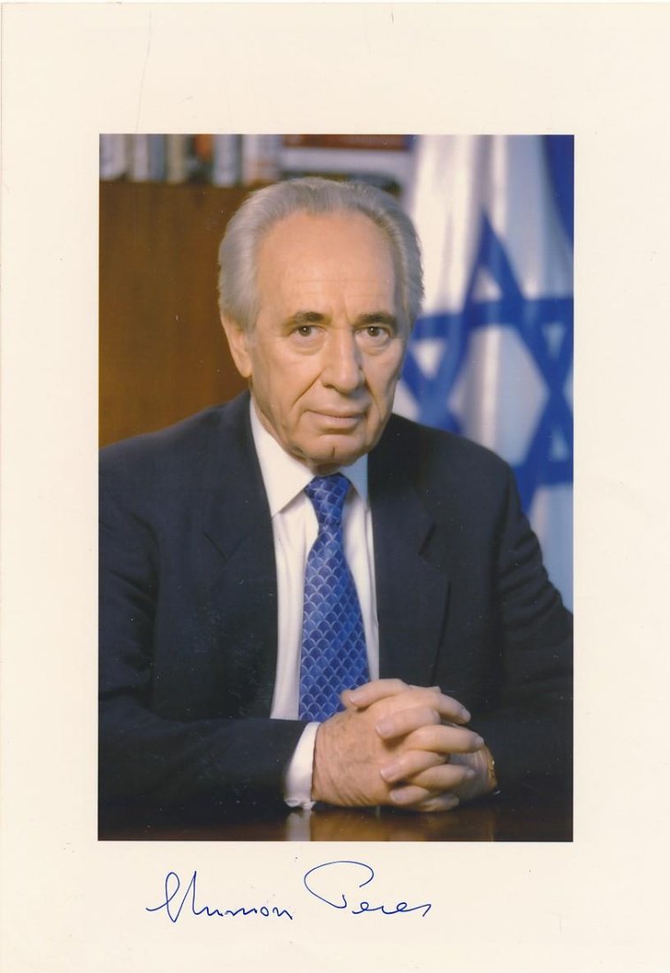 Official Signed Photograph Of Prime Minister Benjamin Netanyahu