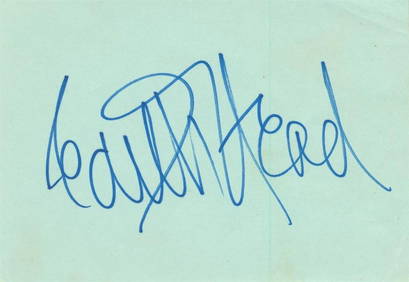 Edith Head Beaulah Bondi Costume Sketch - Apr 04, 2004 | Julien's ...