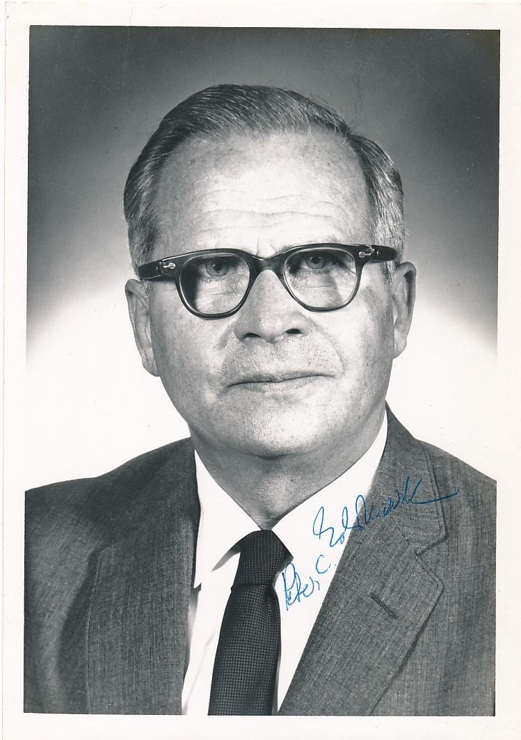 Peter Carl Goldmark (inventor) Vintage Signed Photograph