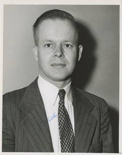 Arthur H. Compton Vintage Clipped Signature (nobel Prize 1927)