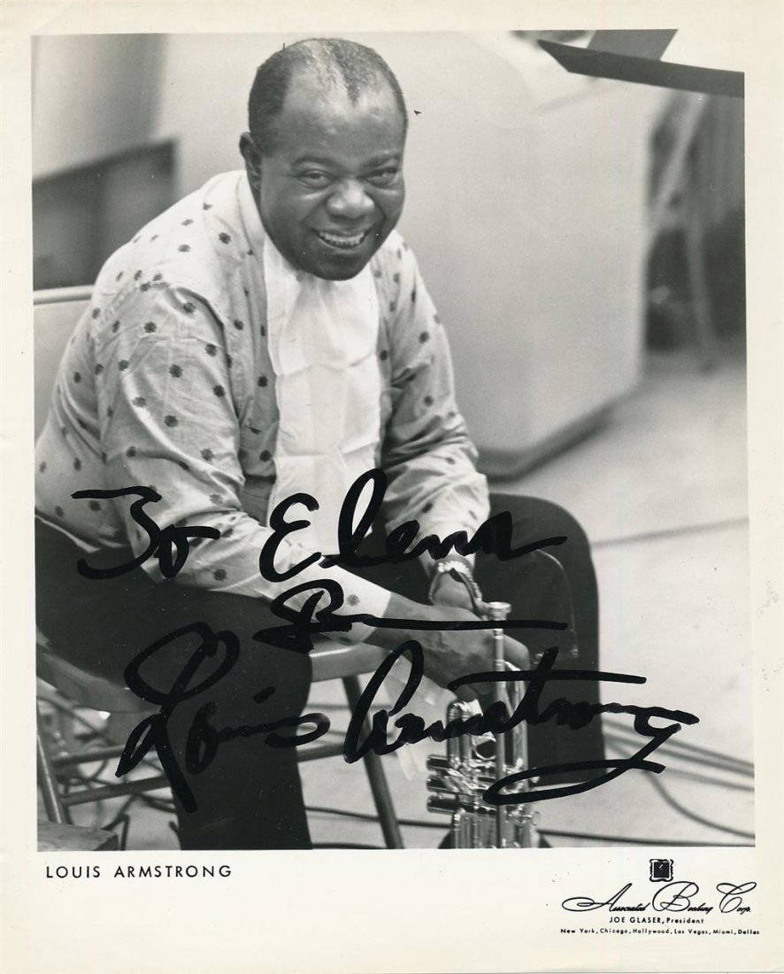 Louis Armstrong-vintage Signed Photograph Auction