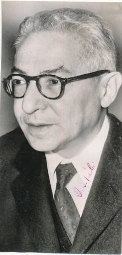 Isidor Isaac Rabi Vintage Signed Wire Photograph (nobel Prize 1944)