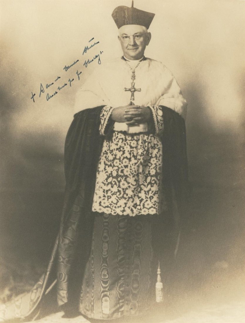 Cardinal Samuel Stritch Vintage Signed Photograph (archbishop Of Chicago)