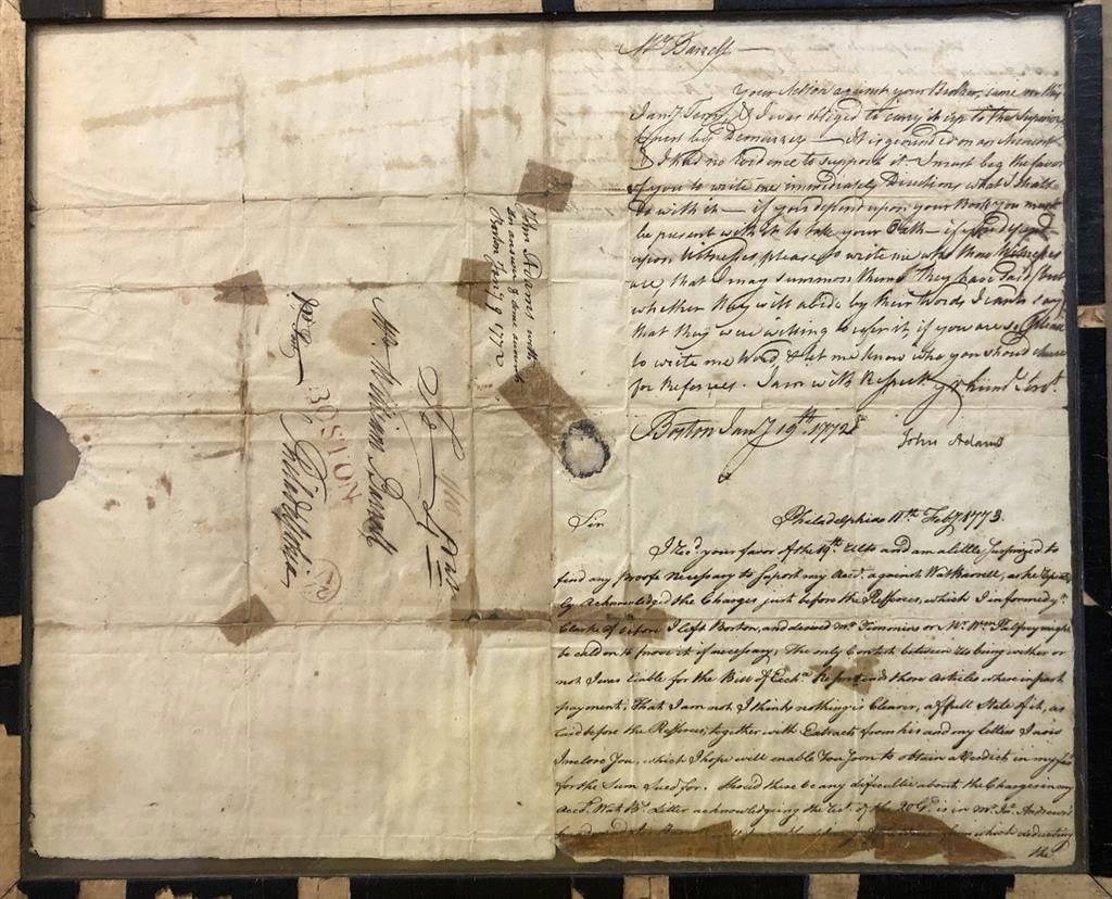 John Adams-historical Als From 1772 (founding Father & 2nd Us President ...