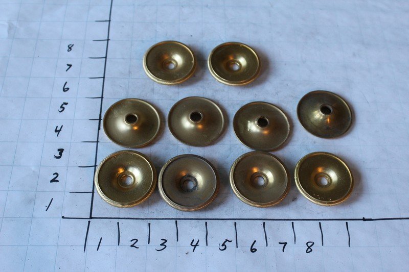 Solid Bronze Bobeches (10)
