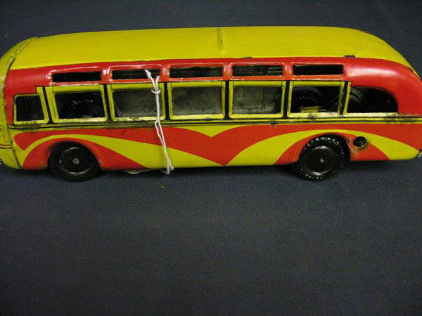 Vintage Wind Up Toy Bus