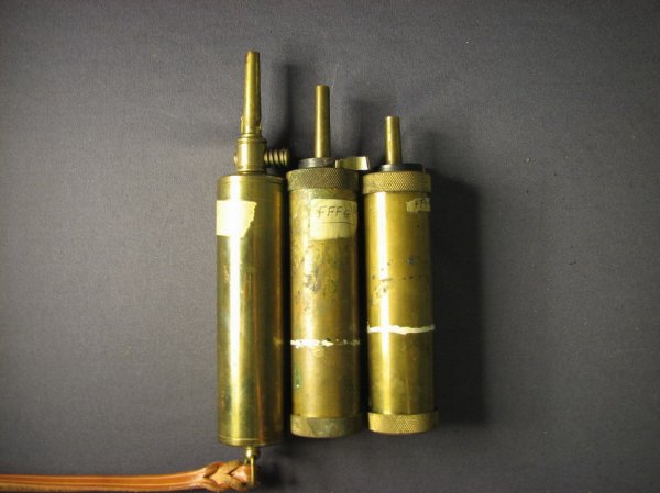 Three Black Powder Measures