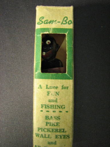 Sam Bo Fishing Lure Black Memorabilia In Box