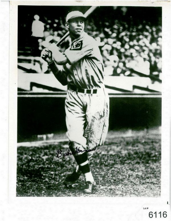 6116: BABE HERMAN AUTOGRAPH PHOTO