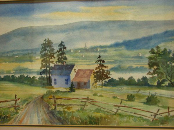 117: ALAN FRANKS CANADIAN LANDSCAPE WATERCOLOR