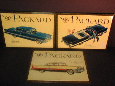 3 1956 Packard Dealership Signs