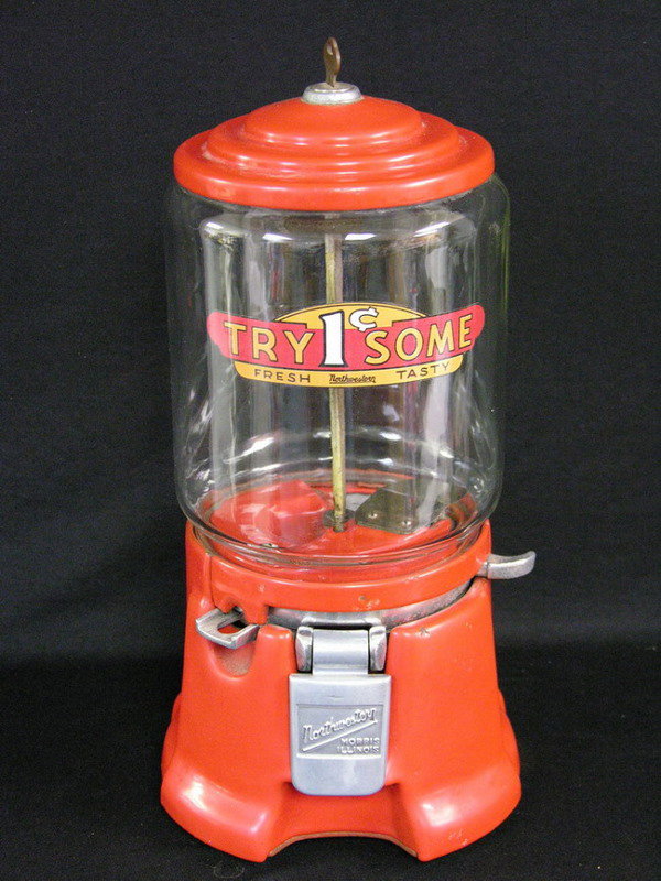 239: NORTHWESTERN 39 RED PORCELAIN GUMBALL MACHINE - Oct 29, 2005 ...