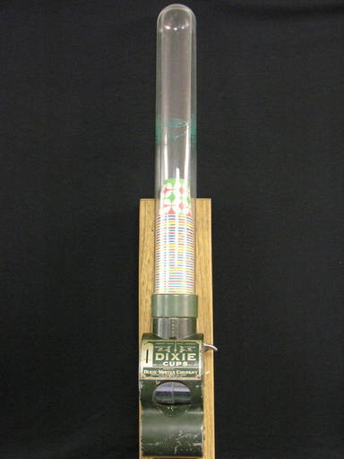 Dixie Vortex Co 1 Cent Coin Op Dixie Cup Dispenser