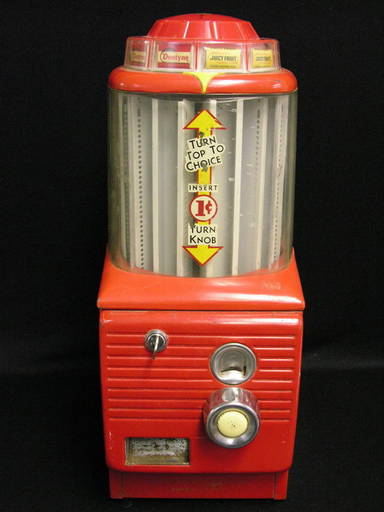 Northwestern 1 Cent Tab Gum Machine