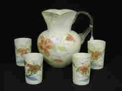 Hand Painted Victorian Lemonade Set - Jul 20, 2013 | Old Barn Auction ...