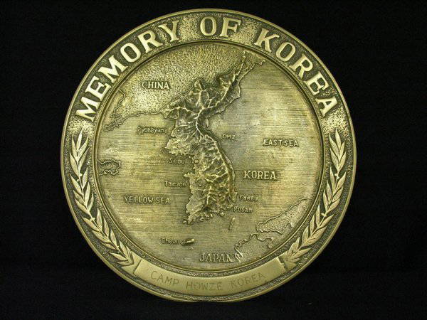 Camp Howze Korea Brass Shell Art