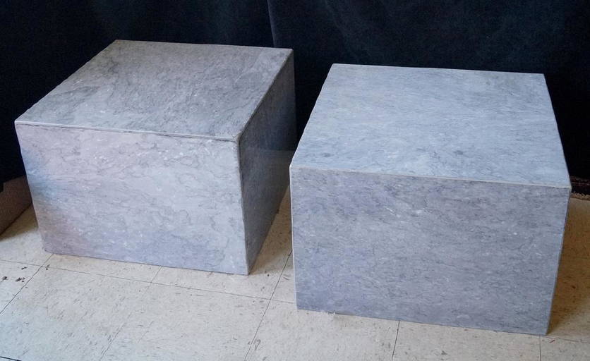 Pr. Marble Cube Tables