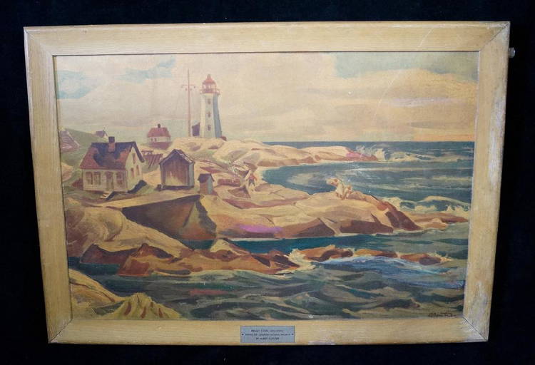 Cloutier Print "peggy Cove, Nova Scotia"