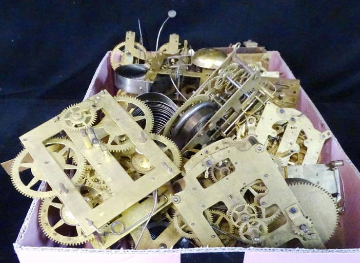 Box Clock Movements Inc. Ansonia, Seth Thomas