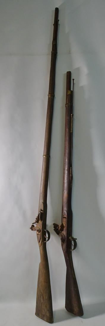 2 ANTIQUE FLINTLOCK RIFLES 61 1/2" LARGEST - Feb 06, 2022 | THOS ...