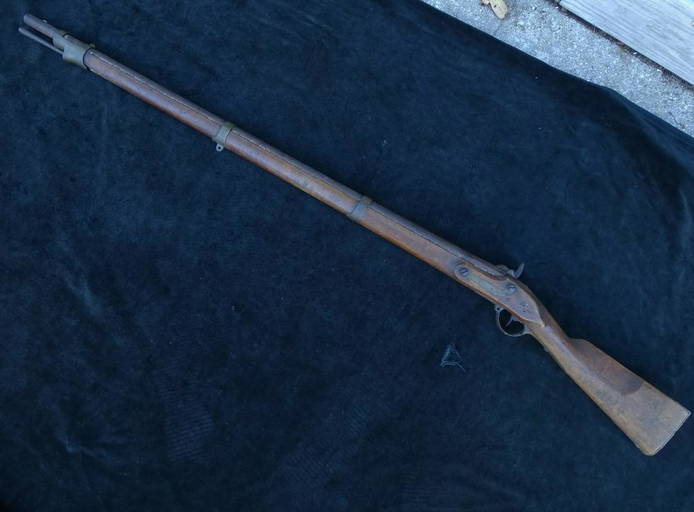 1850 British "brown Bess" Cap And Ball