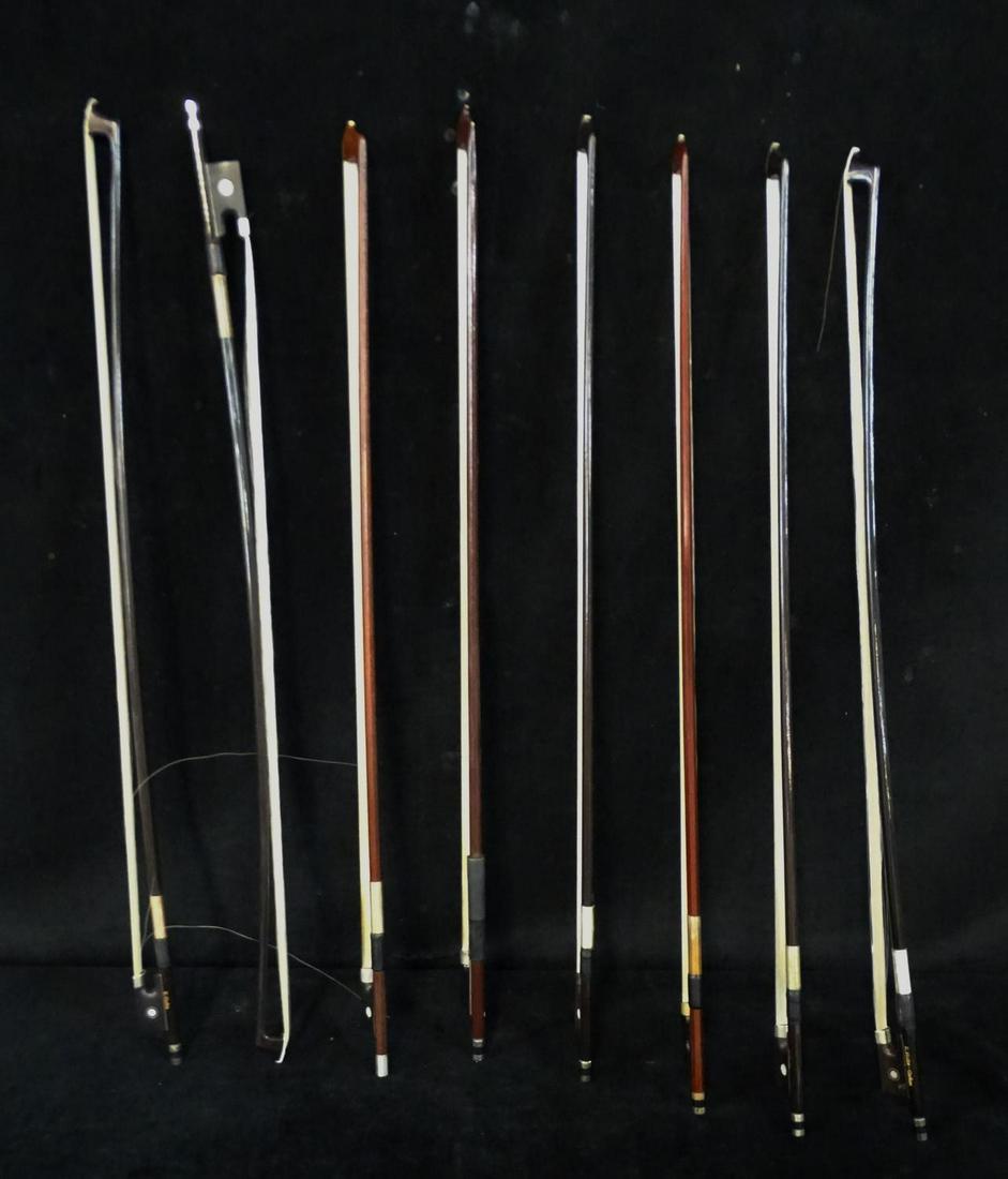 Assorted Lot Of Violin Bows, Inc.. K. Holtz, (u 006/032) Auction