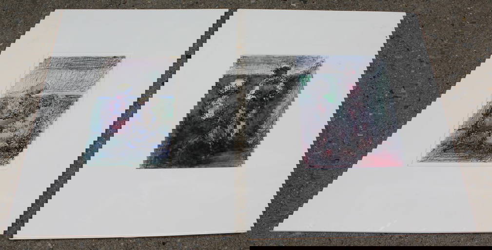 Malcolm Mckesson, Two Watercolor & Ink On Paper, Figurative Drawings ...