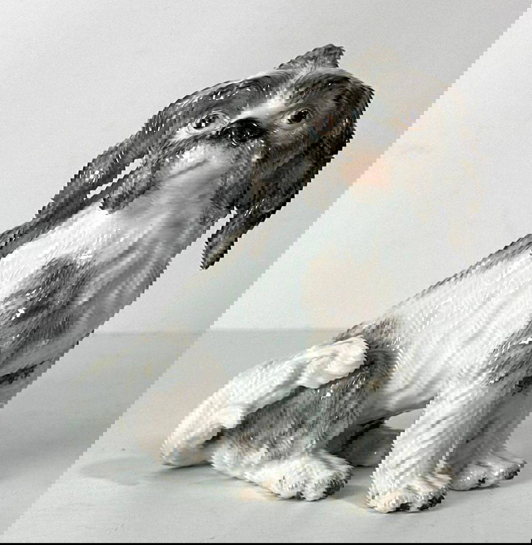 Buy Meissen Spaniel Figurine (repairs) | Thos. Cornell Galleries, Ltd ...