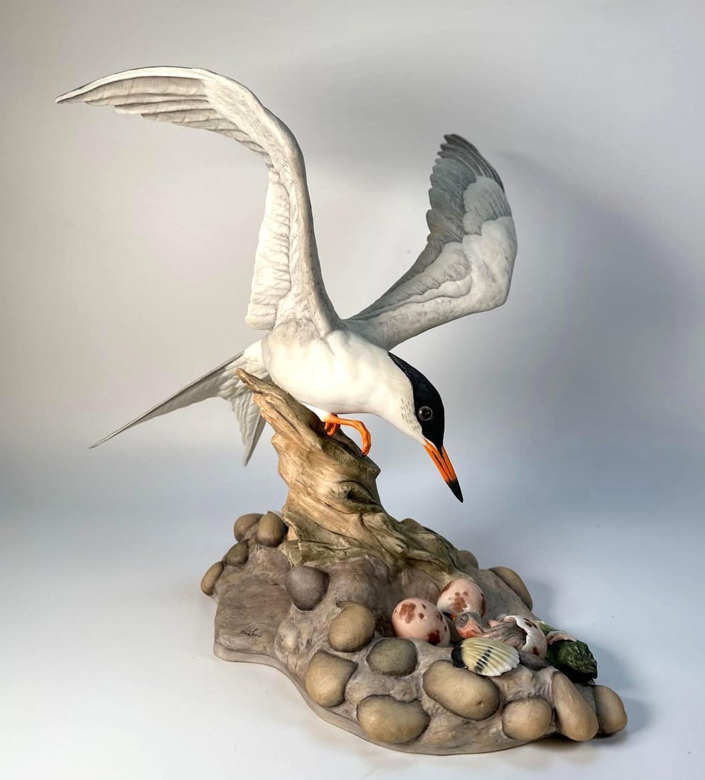Buy Boehm Porcelain 'common Tern' Bird Statue | Cornell Auctions ...