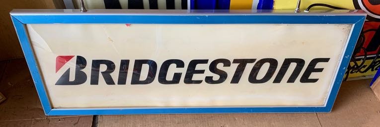 Double Sided Bridgestone Lighted Sign