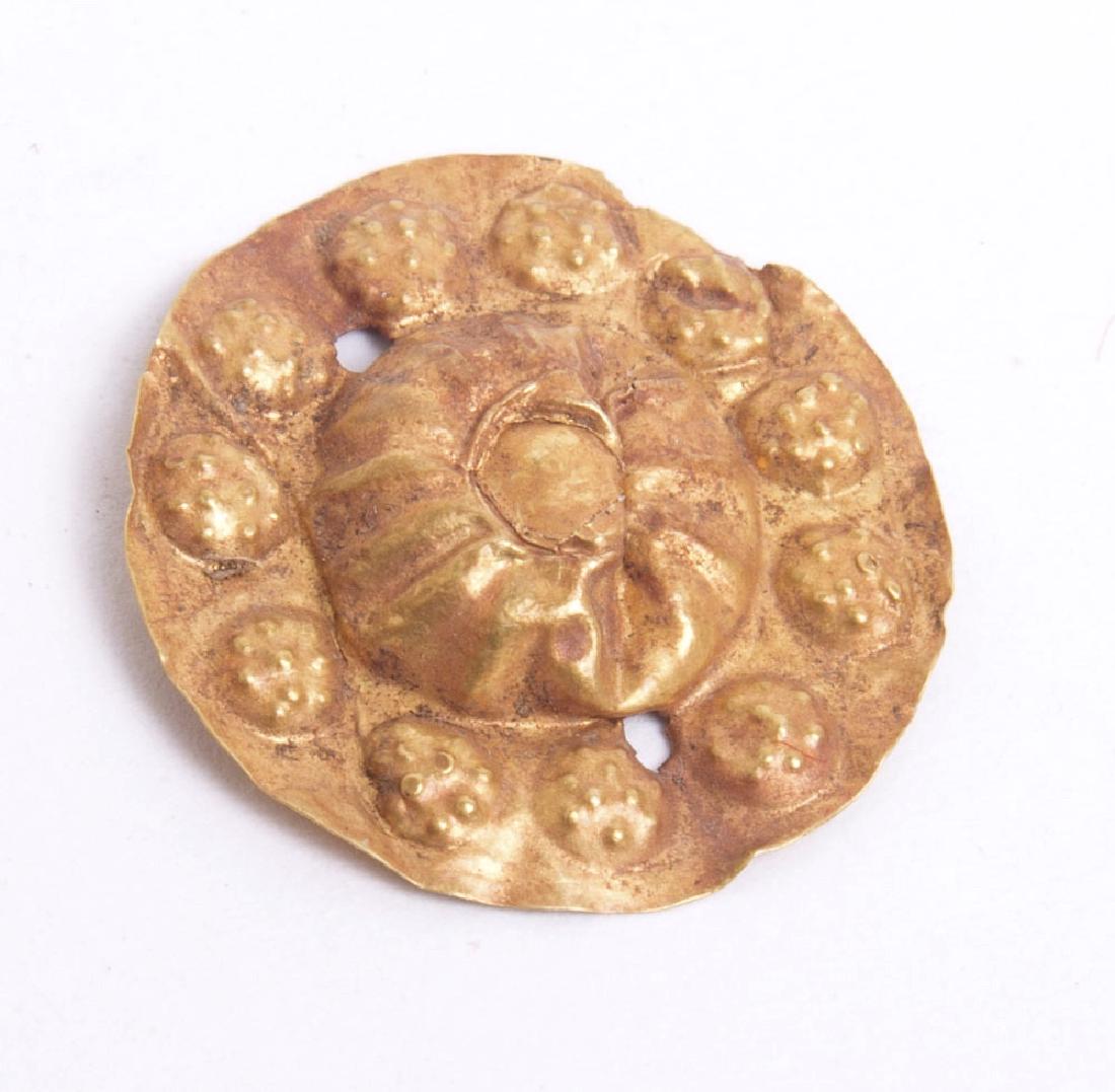 Ancient Assyrian Gold Shield Boss Applique c.8th cen BC