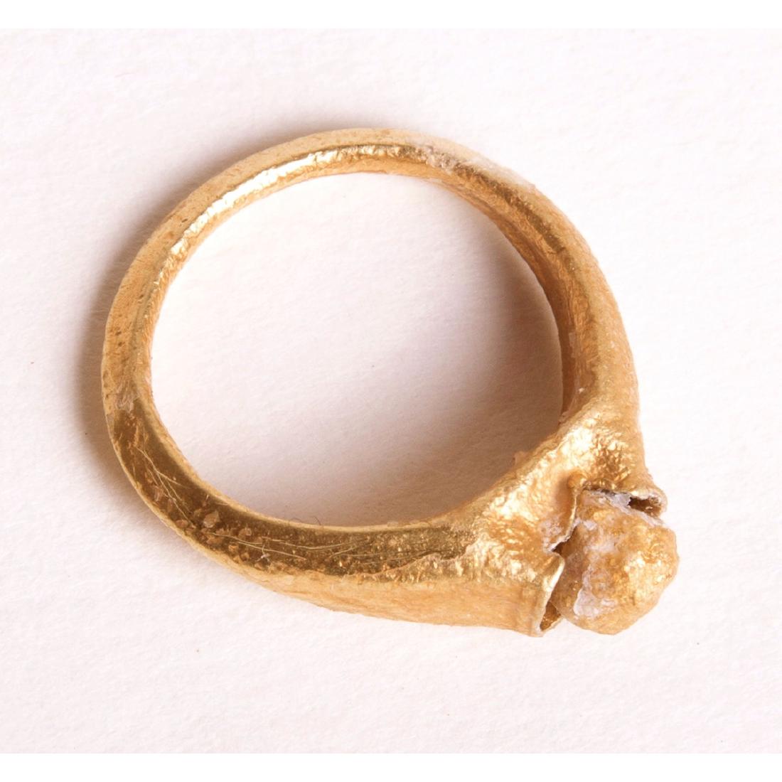 Ancient Roman Gold Child Ring C.1st Century Ad