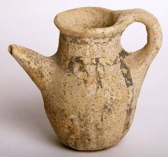 Ancient Holy Land Iron Age Pottery Jug.