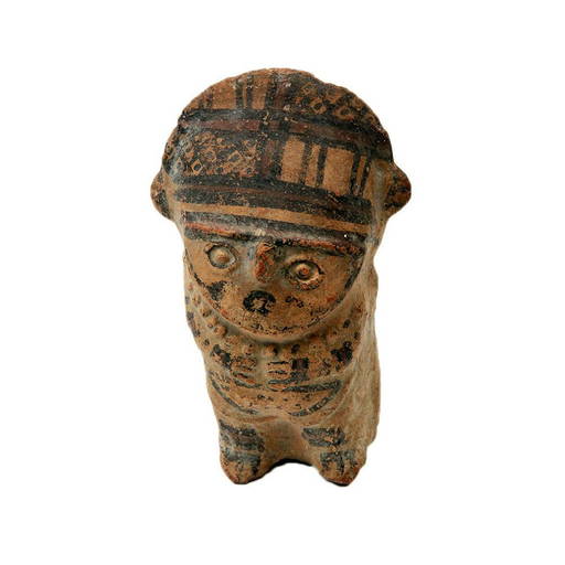 Chancay Pottery Figure Ex Musee Des Beaux Arte Museum