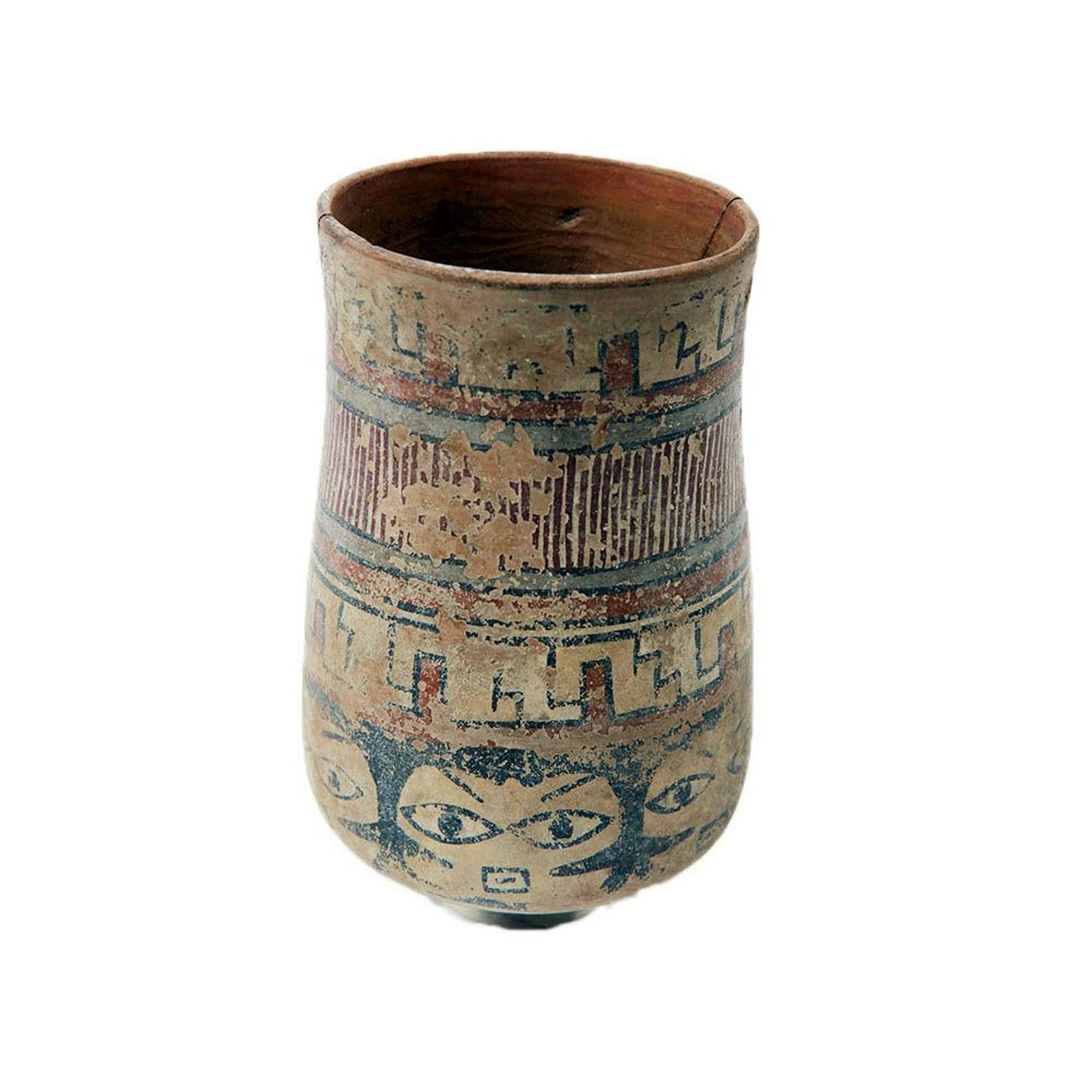 Nasca Pottery Vessel, Ex Musee Des Beaux Arte Museum