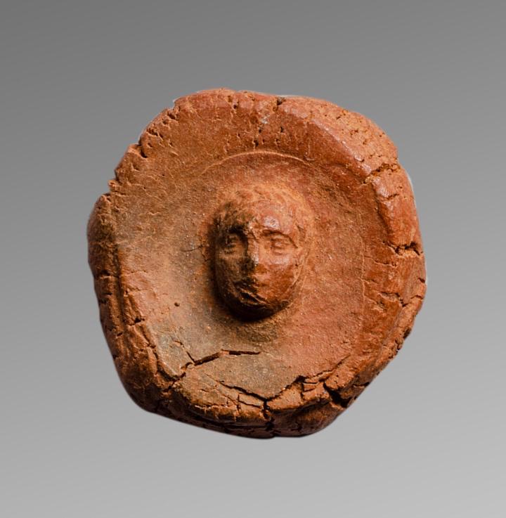 Ancient Roman Terracotta Tessera C.200 Ad.