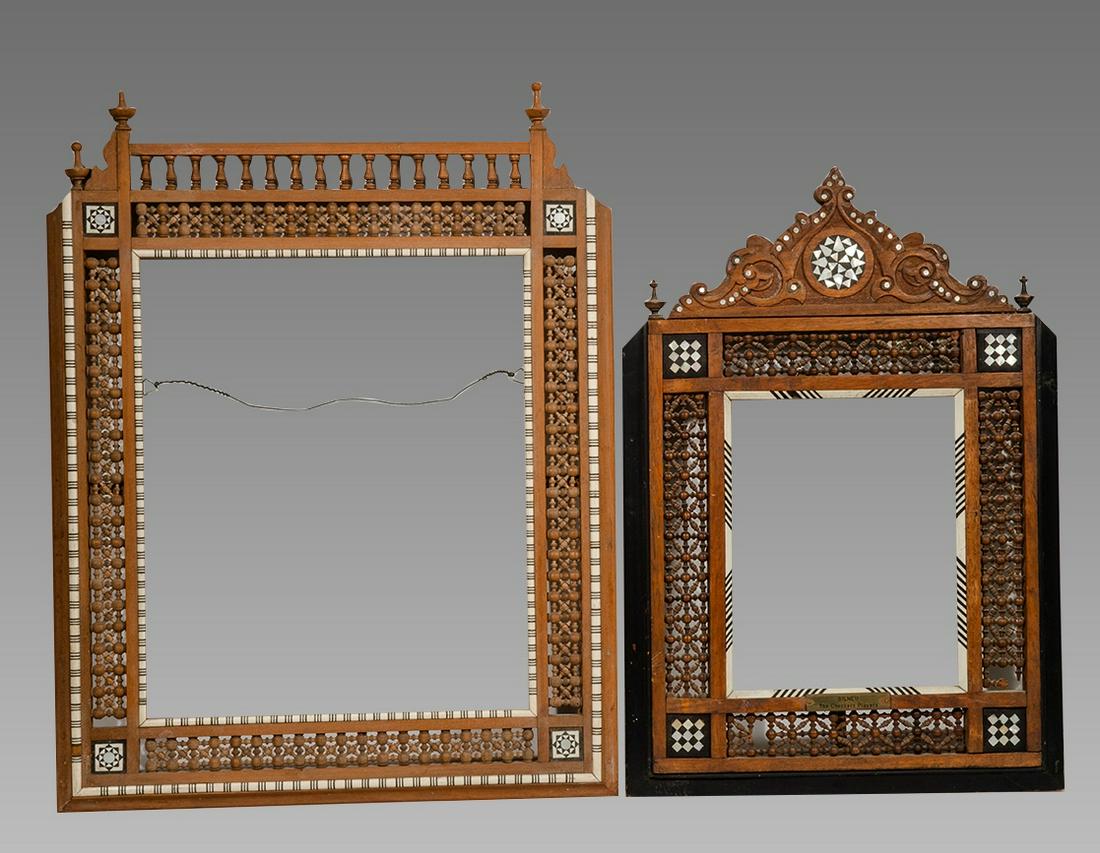 Lot of 2 Middle Eastern Syrian Moorish Mirror Frames. - Dec 06, 2020 ...