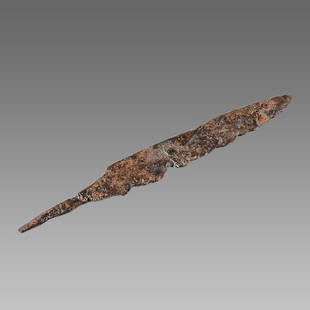 Ancient Roman Iron Knife Blade C.2nd 4th Century Ad.