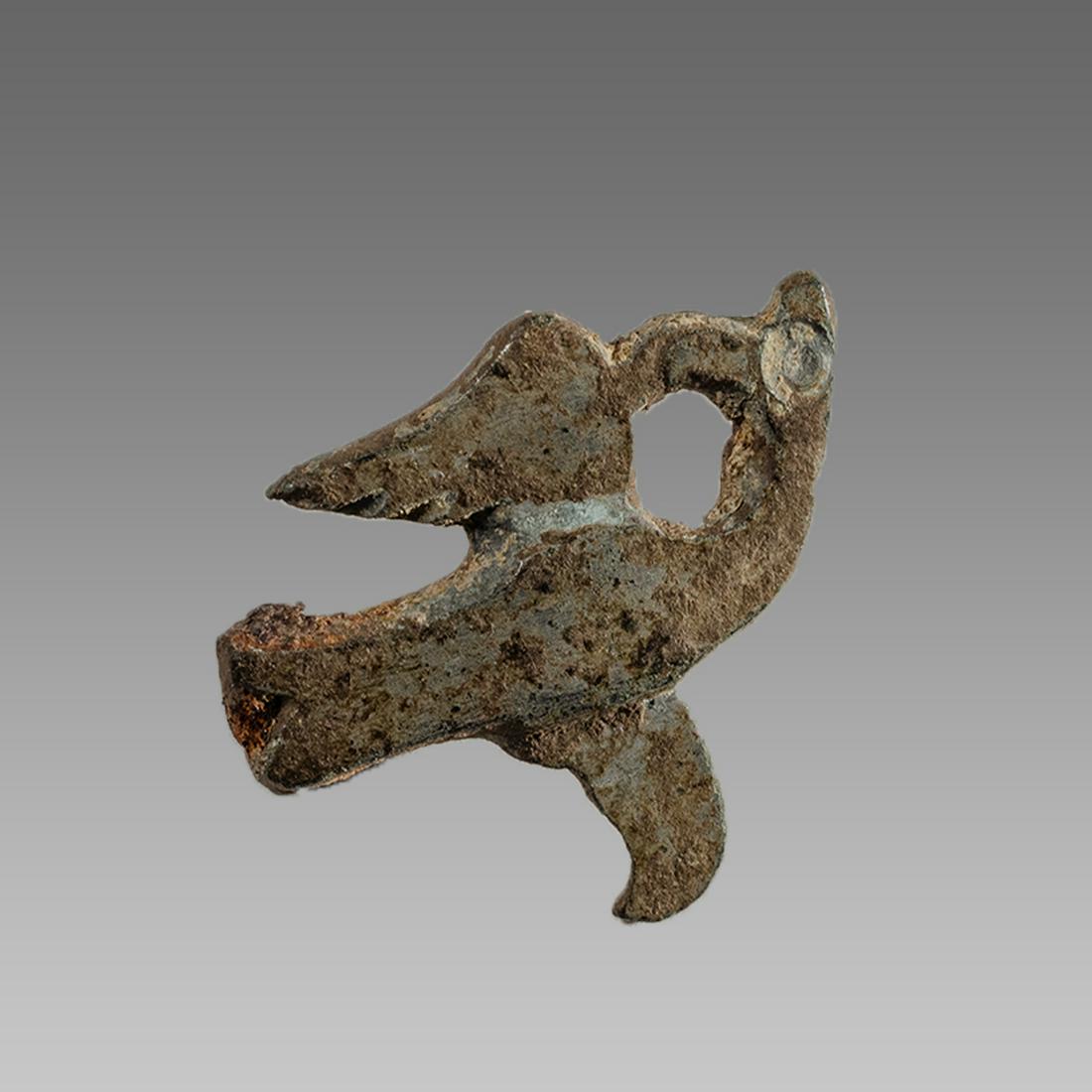 Anglo Saxon Silvered Bronze Fibula c.6th century AD. | Barnebys